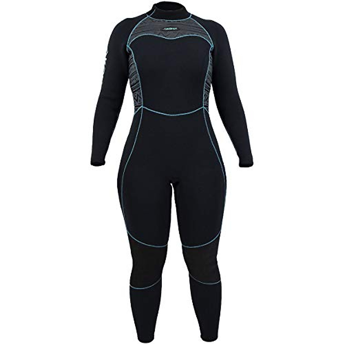 AKONA Womens 7mm Cold Water Full Suit. Quantum Strech Neoprene. Designed to Keep You Warm in The Cold Water for Scuba, Snorkeling, Paddle Boarding, Kayaking, Surfing - 9