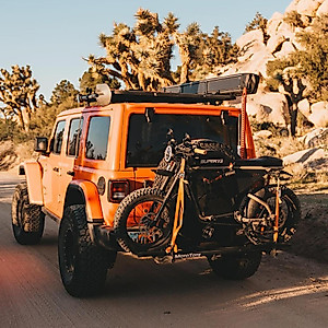 MotoTote Mini – Premium Ebike Rack (200 lbs. Capacity) with Zero Wobble Hitch Mount, Fits Fat Electric Bike Tires up to 5" - Made in USA