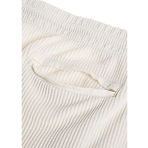 Reebok Men's Standard Shorts, Non-Dyed Off-White/Natural Dye, Medium