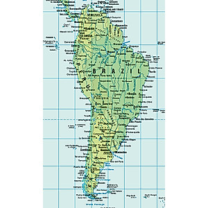 MAP OF THE WORLD IN PETERS-PROJECTION