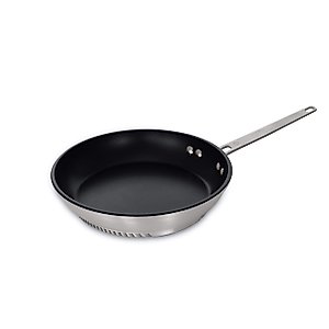 FlamePro™ Rapid Heating 8-Inch Professional Nonstick Aluminum Fry Pan/Skillet by Turbo Pot®, Time-and-Energy Saving Cookware for Gas Stove, Commercial Grade