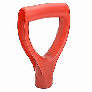 ALHAQ Plastic Scoop Poly Handle Lawn Farm Garden Snow Removal Spade Fork Shovel (Color : Red)