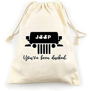 You've Been Ducked | Rubber Duck Drawstring Bag | Duck Duck Bag | Reusable Rubber Duck Bag | 13 x 10 inches | Great Gift for Any Duck Enthusiast | Rubber Duck Bag