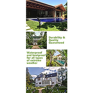 LED CONCEPT Solar Pathway Light RGB Outdoor, Solar Colorful Garden Lights, Waterproof Solar Powered Landscape Light for Walkway, Garden, Patio, Lawn, Yard(LC-Pathway Light-01)