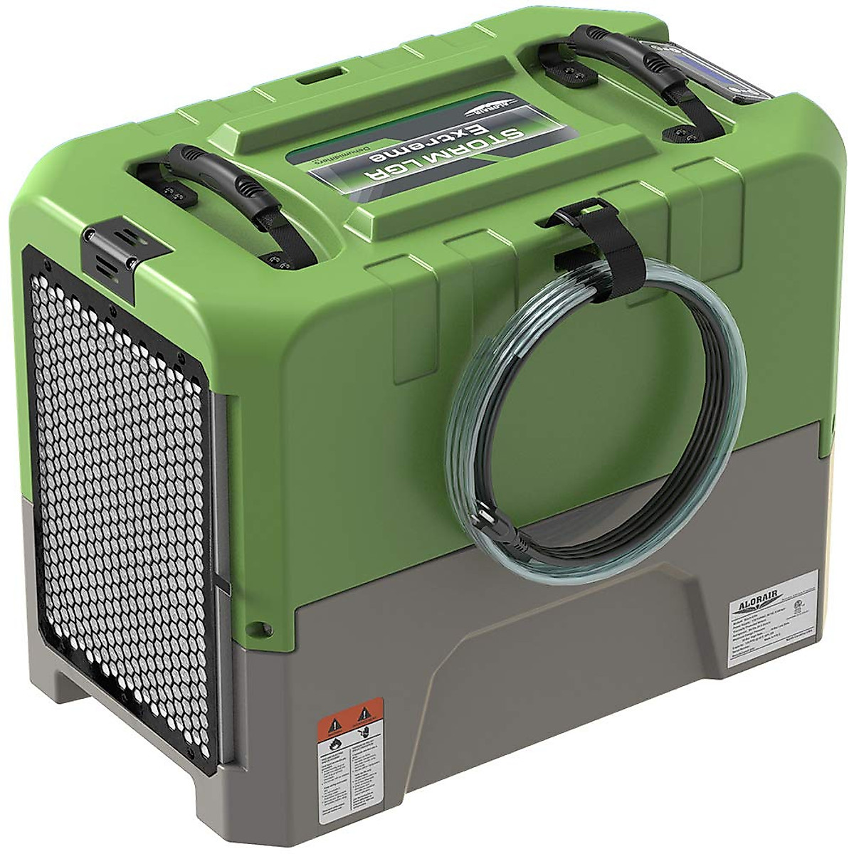 ALORAIR 180 Pint Commercial Dehumidifier with Pump for Basement Warehouse & Job Sites, Large Space Crawl Space Dehumidifier for Efficient Water Damage Restoration,5 Years Warranty,Green