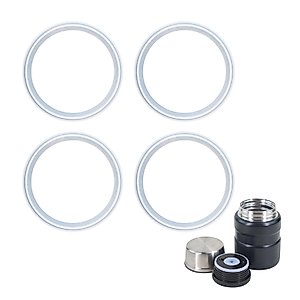 KLOWOAH Replacement Gaskets Compatible with Thermos Stainless King Food Jar 16 and 24 Ounce,Silicone Seals (Set of 4)