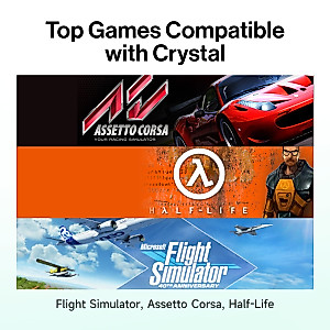 Pimax Crystal - High-Resolution Virtual Reality Headset for PC Gaming