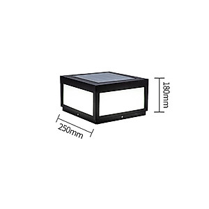 ZHUANYIYI Solar Lights Outdoor,Modern Waterproof Villa Garden Gate Lights,Aluminum Lamp Body,Waterproof and Rustproof,for Home Garden