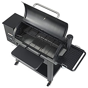 VEVOR Smoker Grill, Portable Wood Pellet Grill with Cart, 8 IN 1 BBQ Grill with PID Temperature Control & Meat Probe for Outdoor Cooking, Barbecue Camping, Picnic, 840 sq, Patio and Backyard, Black