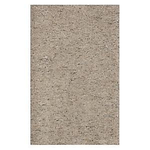 Mohawk Home 3' x 12' Non Slip Rug Pad Gripper 1/4 Thick Dual Surface Felt + Rubber Gripper - Safe for All Floors, Brown