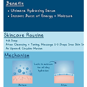 2-in-1 Moisture Lock Serum, Formulated with Camellia and Lotus, Korean Skincare, Clean Beauty, Vegan, Cruelty Free, and Paraben Free