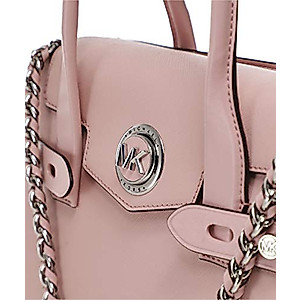 Michael Kors Women's Carmen Small Saffiano Leather Belted Satchel Pink One Size
