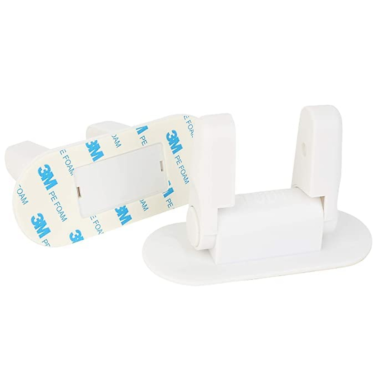 Childproof Door knop Lever Lock Prevents Toddlers From Opening Doors. Easy One Hand Operation for Adults. Durable ABS with 3M Adhesive Backing. Simple Install, No Tools Needed