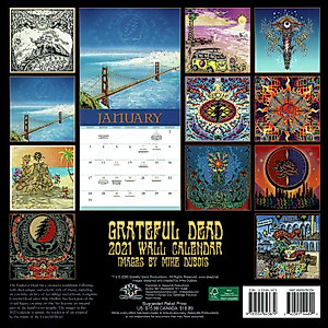Grateful Dead 2021 Calendar