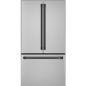 Cafe CWE19SP4NW2 18.6 cu. ft. French Door Refrigerator in Matte White, Fingerprint Resistant, Counter Depth and ENERGY STAR