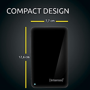 Intenso Memory Case 5 TB Portable Hard Drive, Black