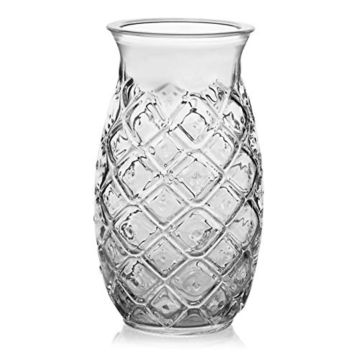 Libbey Tiki Pineapple Glasses, 17-ounce, Set of 4