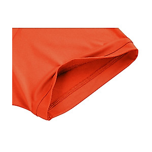 V VALANCH Mens Polo Shirts Short Sleeve Moisture Wicking Golf Tennis Polo Casual Shirts Orange,XL