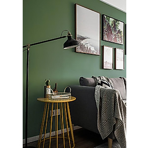 Safiyya Peel and Stick Wallpaper Dark Green Contact Paper Removable Wallpaper Linen Texture Contact Paper Dark Green Wallpaper Decorative Self Adhesive Wallpaper Vinyl Rolls 118"x15.7"