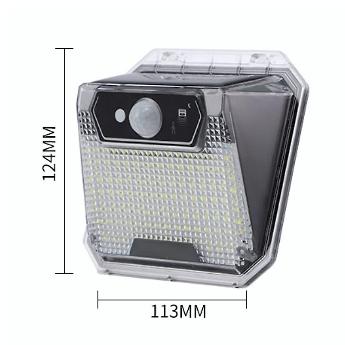 Aolyty Solar Motion Sensor Lights Outdoor, 3 Lighting Modes Solar Flood Light IP65 Waterproof Security Light 6500K Super Bright for Yard Patio Garage Garden Home 2 Pack