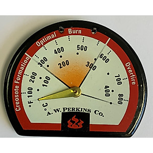 A.W. PERKINS CO Stove Pipe Thermometer for Wood Stoves | Magnetic