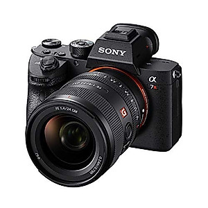 Sony E-Mount FE 24mm F1.4 GM Full Frame Wide-Angle Prime Lens (SEL24F14GM), Black (Renewed)