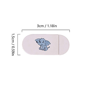 SOLUSTRE 8 pcs Camera Privacy Cover Computer Tablet cam Privacy Blocker Camera Blocker Cover Webcam limpiador de Tablet Camera Cover Tablet Phone Camera Slide Cover Gp02 Laptop Video Camera