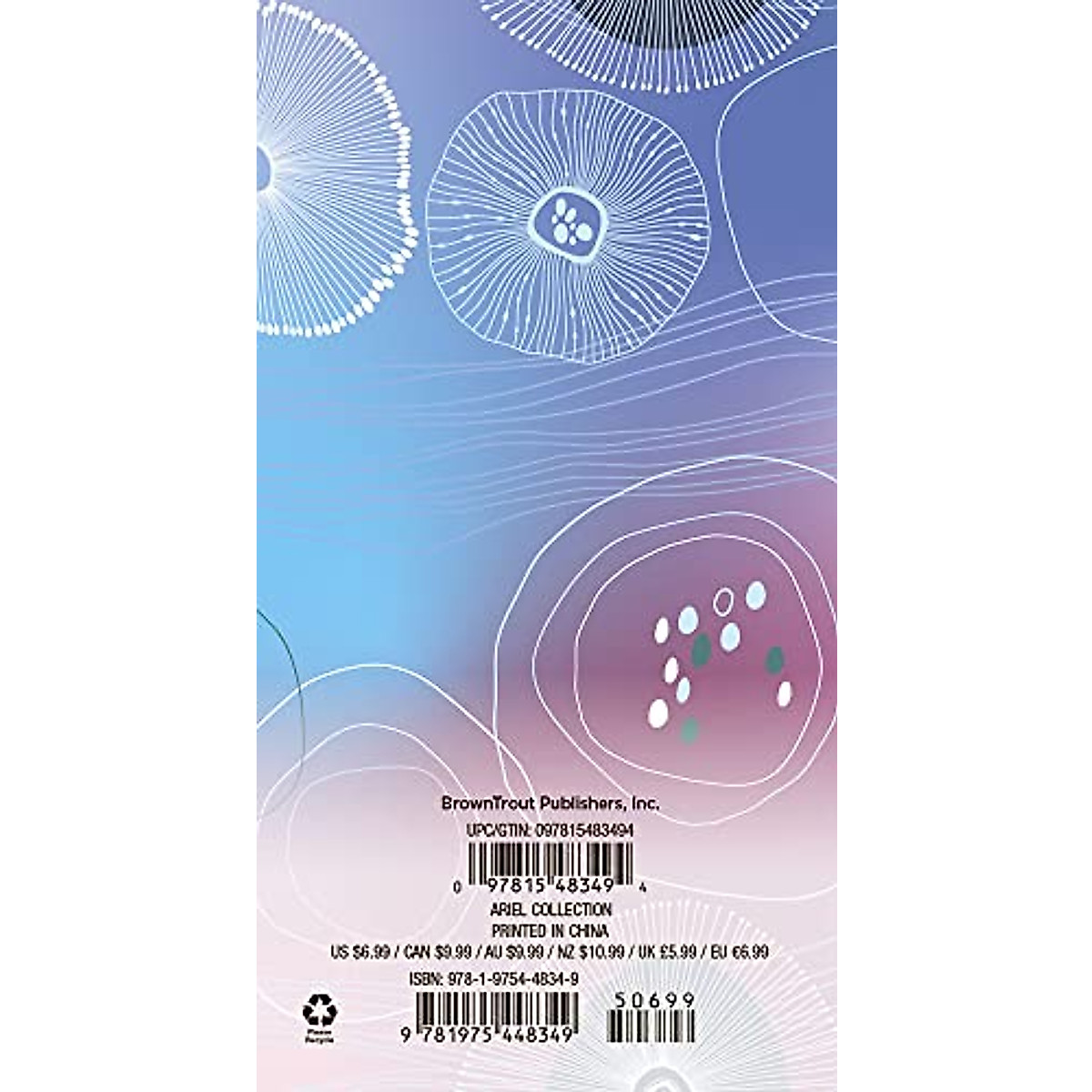 Ariel Collection | 2023-2024 3.5 x 6.5 Inch Two Year Monthly Pocket Planner Calendar | BrownTrout | Planning Stationery