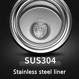 16oz Thermos Stainless Steel Double Wall Vacuum Flask Smart Water Bottle with LED Screen for Temp (Red)