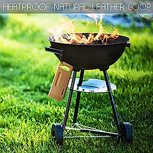 Mr.Art Wood BBQ and Grill Wooden Scraper Tool, Size 10.6” x 4.7” – Made in Europe, Barbeque Cleaner with Grooved and Flat Edge – 100% Natural One-Piece Ash Wood