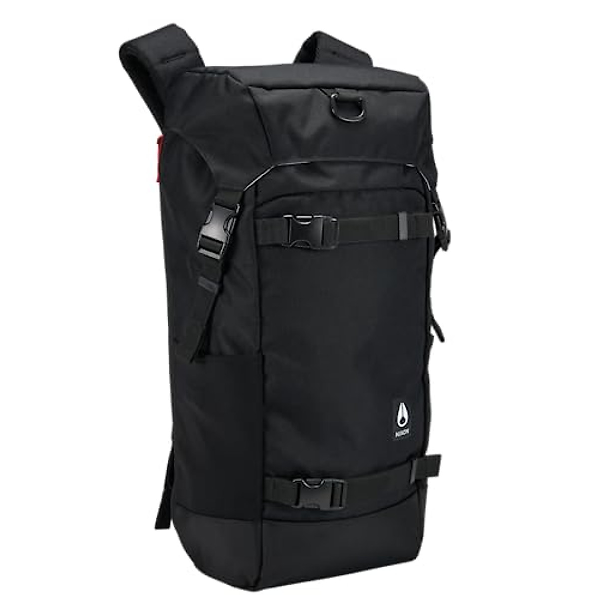 NIXON Landlock Backpack IV - 25L Capacity Top Load Pack - Black