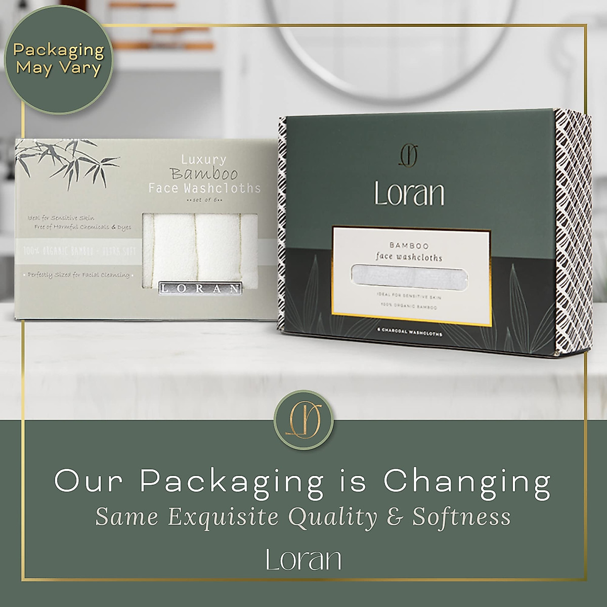 White Washcloths Set of 6 Soft Facial Cloths 10” x 10” 100% Viscose Derived from Bamboo Spa-Like Feel Silky Face Cloth for Skin Cleansing