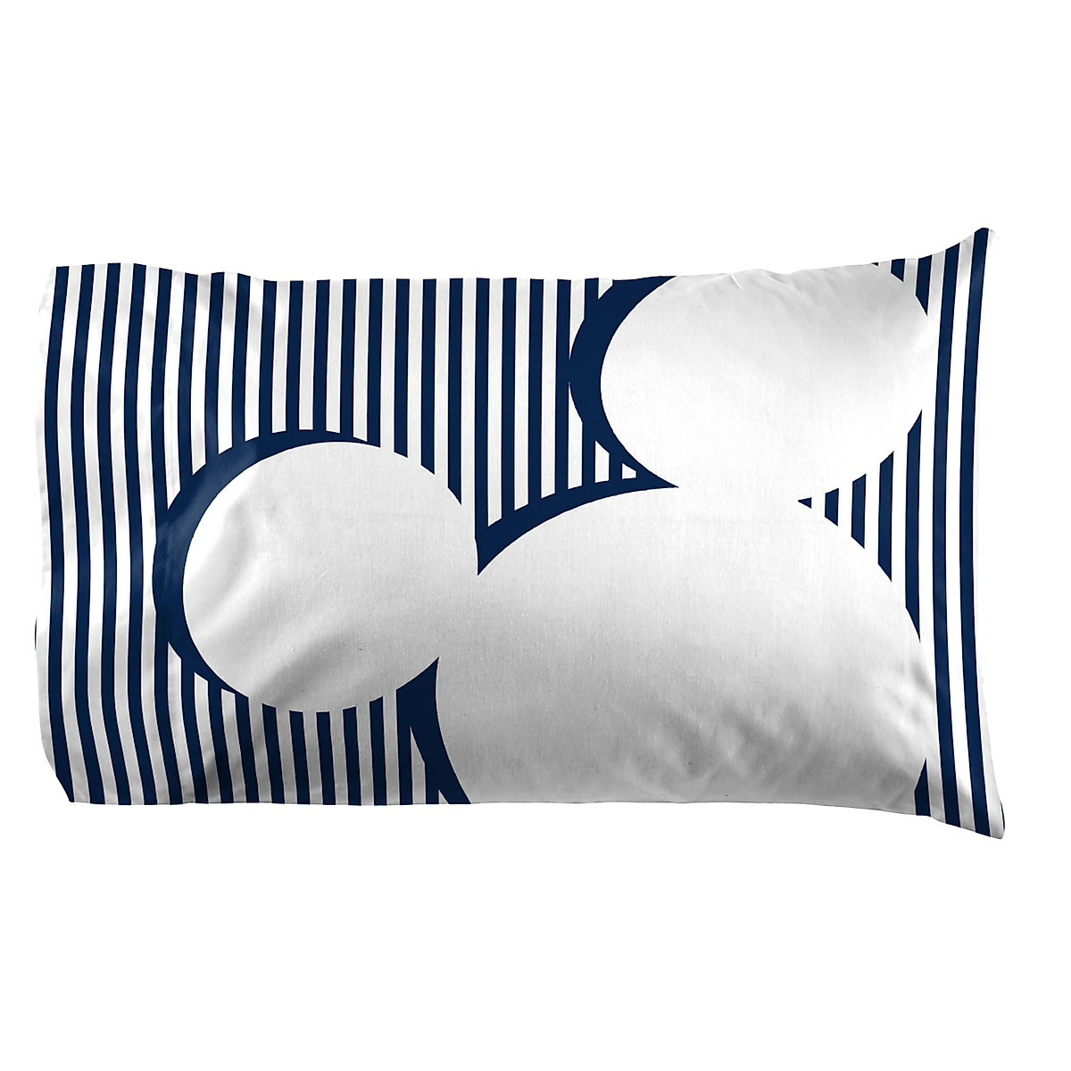 Jay Franco Disney Mickey Mouse Twin Size Sheet Set - Moons and Stars Super Soft 3 Piece Bedding Set - Kids Microfiber Sheets Includes Reversible Pillow Covers