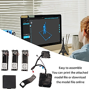 3D Printers, Portable DIY 3D Printers, Quick Assembly FDM Mini 3D Printer for Beginners, Direct Extruder FDM Small 3D Printer for PLA and TPU Filaments with 1.75mm Diameter (US Plug)