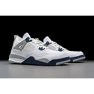 Jordan Preschool Air 4 Retro PS BQ7669 140 Midnight Navy - Size 11.5C