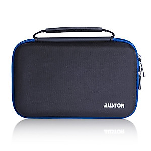AUSTOR Case for Nintendo New 3DS XL(Black+Blue)