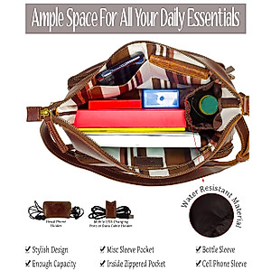 Mou Meraki Genuine Leather Large Crossbody Purse and Handbags - Crossover Bag Over the Shoulder Women (SMALL LIGHT YELLOW)