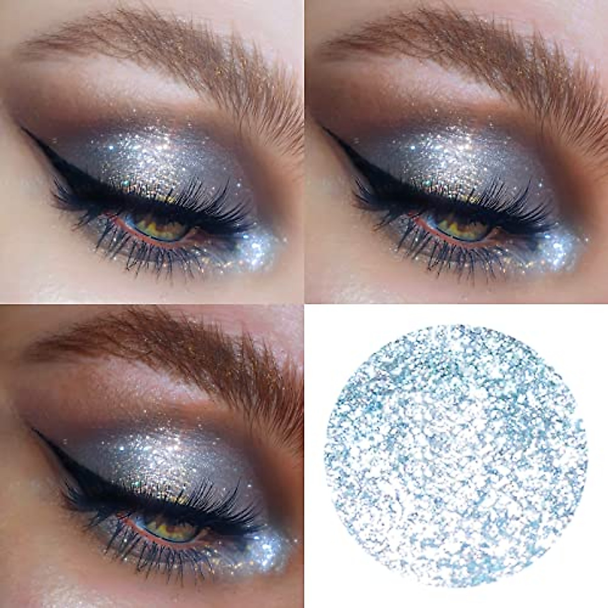 FOCALLURE Chameleon Cream Eyeshadow,Intense Color Shifting Creamy Eye Shadows,Eye Makeup with Highly Pigmented Metallic,Shimmer,Multi-Reflective Finishes,Long-Lasting with No Creasing,Neon Desert