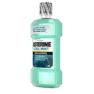 Listerine Zero Mouthwash, Clean Mint, 1 Liter