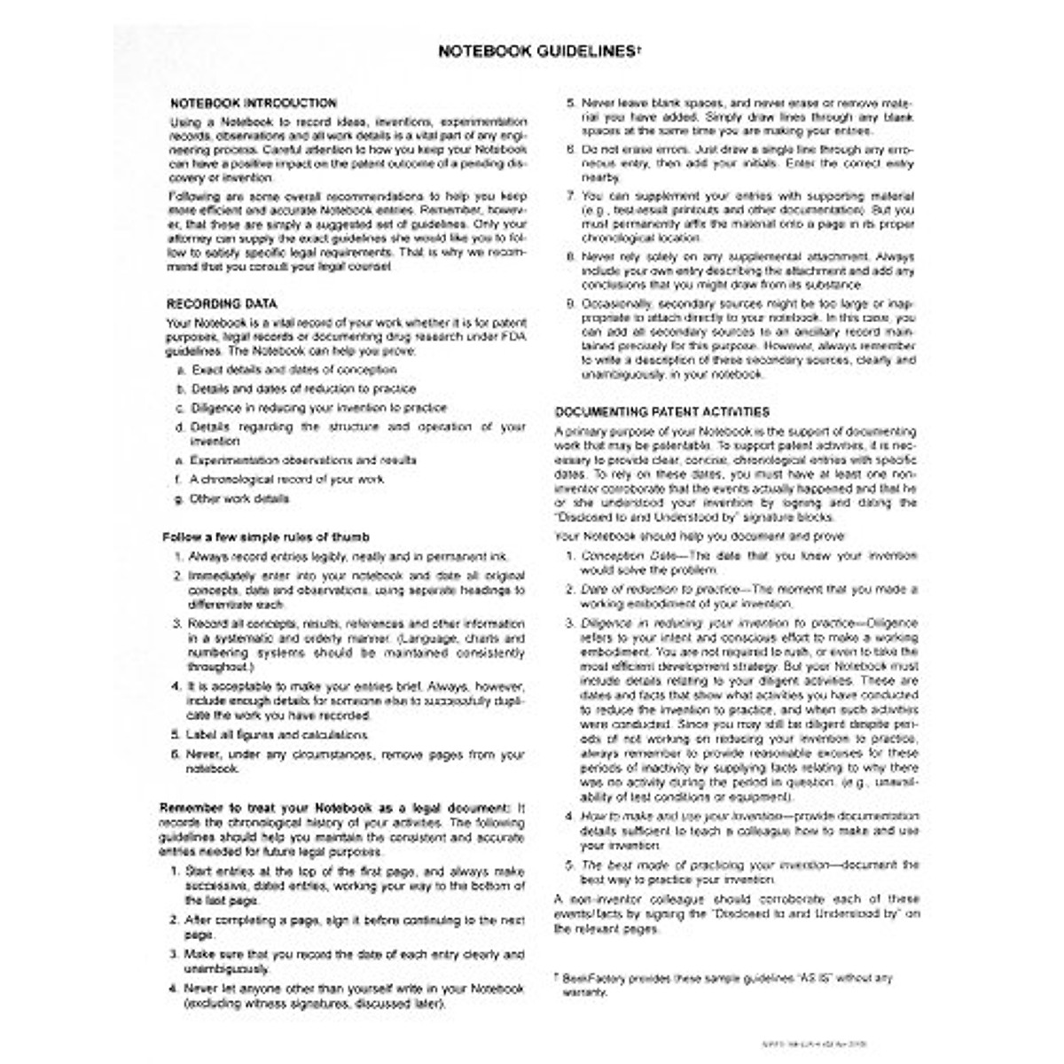 BookFactory Black Research Notebook - 96 Pages (.25" Grid Format), 8 7/8" x 11 1/4", Black Cover, Smyth Sewn Hardbound (LIRPE-096-LGR-A-LKT6)