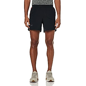 Under Armour Men's Launch 5-inch Shorts , Black (001)/Reflective , Medium