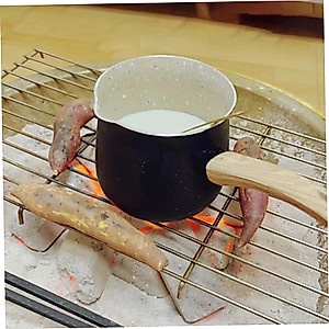 Butter Warmers,Aluminum Alloy Cooking Pot,680ml Non Stick Milk Pot for Stove,Mini Saucepan with Anti-Scalding Handle, Mini Milk Pan for Coffee nuddles