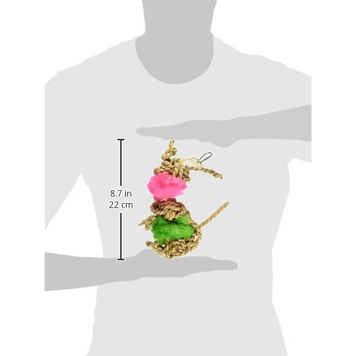 Prevue Pet Products Tropical Teasers Triple Play Bird Toy, Multicolor (Model: 62461)