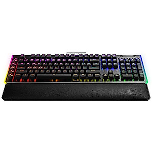 EVGA Z20 RGB Optical Mechanical USB Gaming Keyboard, Optical Mechanical Switches (Linear), 811-W1-20US-KR,Black