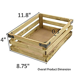 Admired By Nature Wooden Rustic Tray