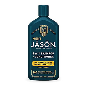 Jason Men's Refreshing 2-in-1 Shampoo and Conditioner, 12 oz