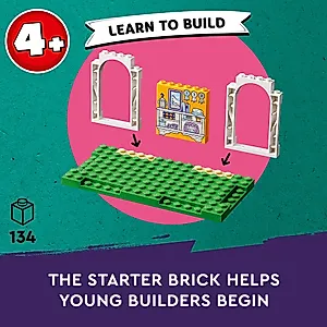 LEGO Friends Horse Training 41746 Toddler Building Toy, Great Birthday Gift for Ages 4+ with 2 Mini-Dolls, Stable, 2 Horse Characters and Animal Care Accessories