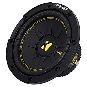 KICKER CWCS84 CompC 8" Subwoofer Single Voice Coil 4-Ohm
