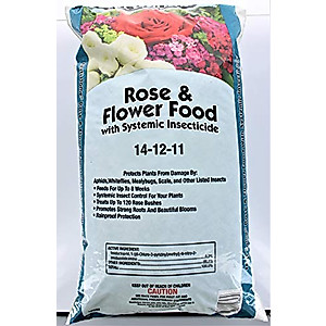 VPG 10847 Rose and Flower Food with Systemic Insecticide, 15-Pound