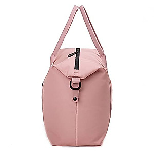 Jadyn Lola Travel Bag, Weekender/Overnight Duffel, Gym Tote Bag for Women (Pink Blush)